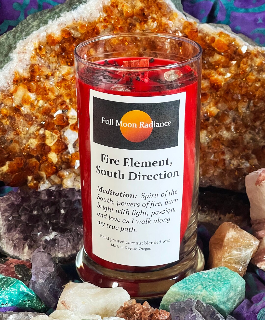 Fire Element South Direction Ritual Candle for Magic, Wicca, and Pagan ...
