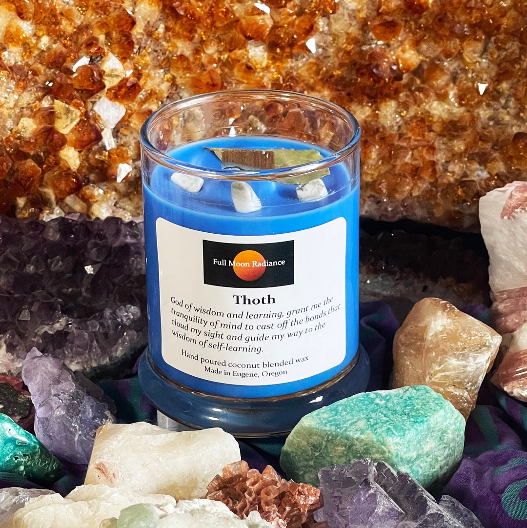 Thoth, the Egyptian God of Wisdom and Learning Ritual Candle - Etsy