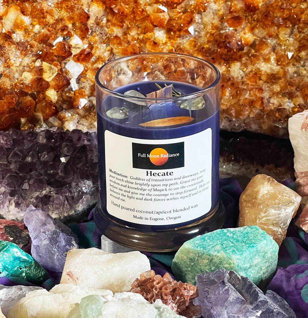 Hecate Greek Goddess of Witchcraft, Magick Ritual Candle and Pagan Dark ...
