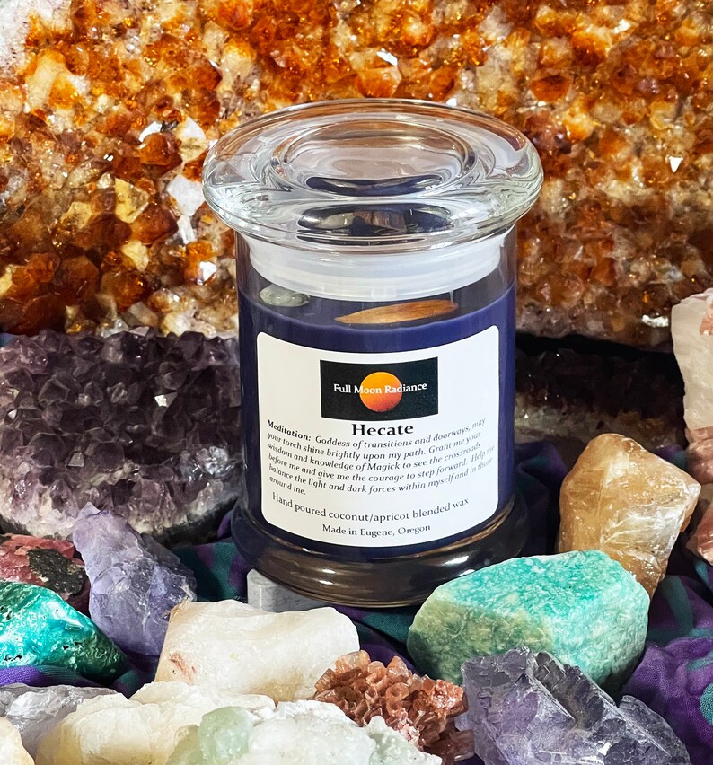 Hecate Greek Goddess of Witchcraft, Magick Ritual Candle and Pagan Dark ...