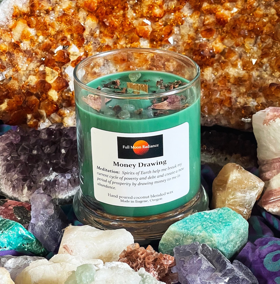 Prosperity Manifestation Candle for Wealth, Good Luck, Healing, and ...