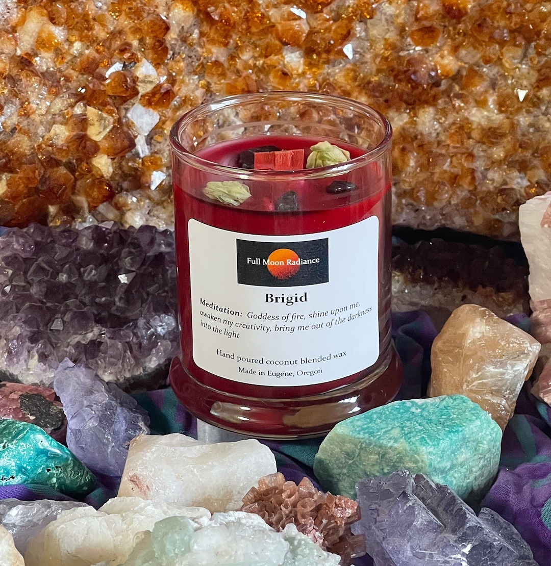 Brigid Celtic Goddess Candle Aromatherapy Candle Handmade Candle - Etsy