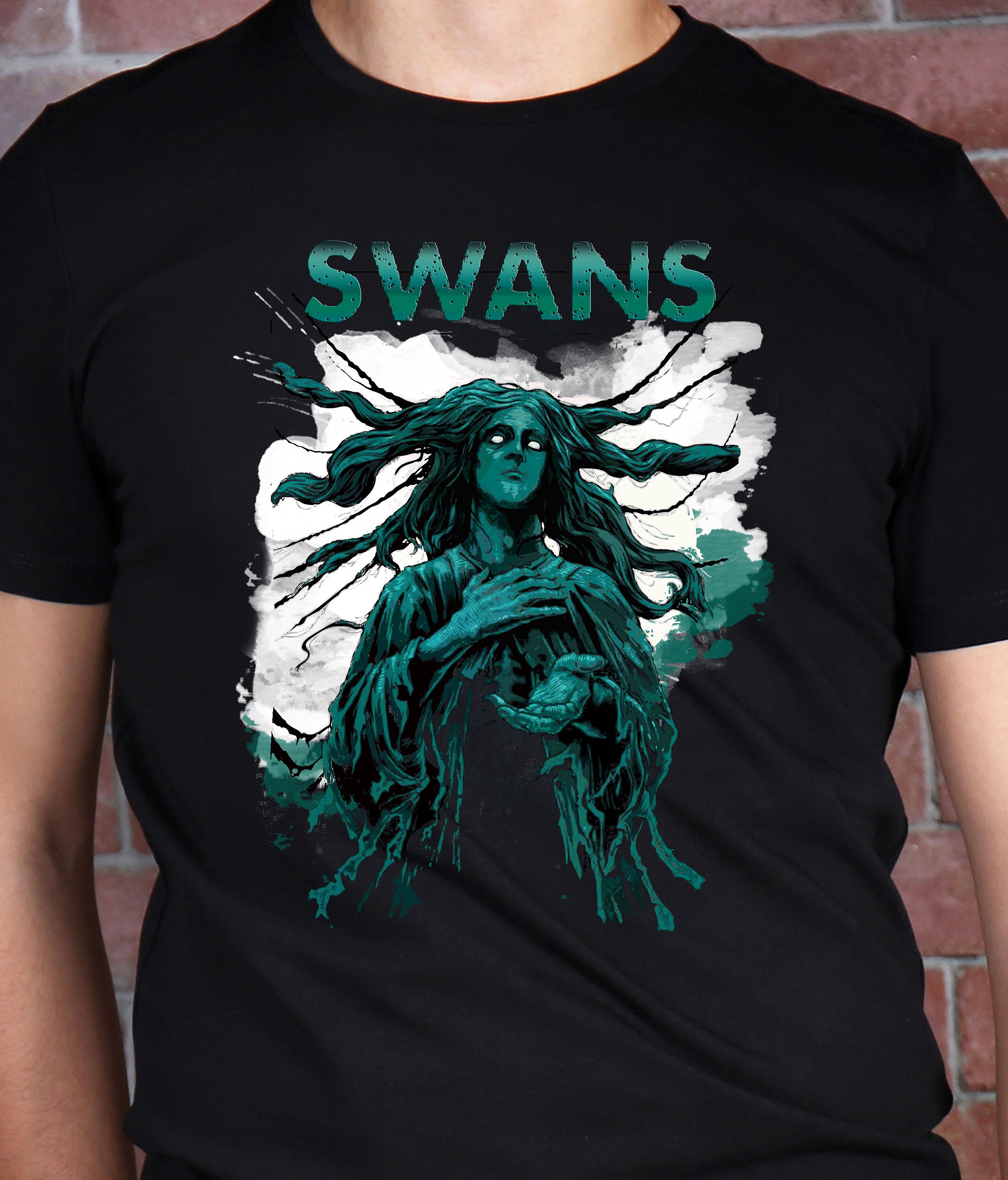 SWANS T-shirt, Band Shirt, Industrial, Swans NYC, Michael Gira Graphic ...