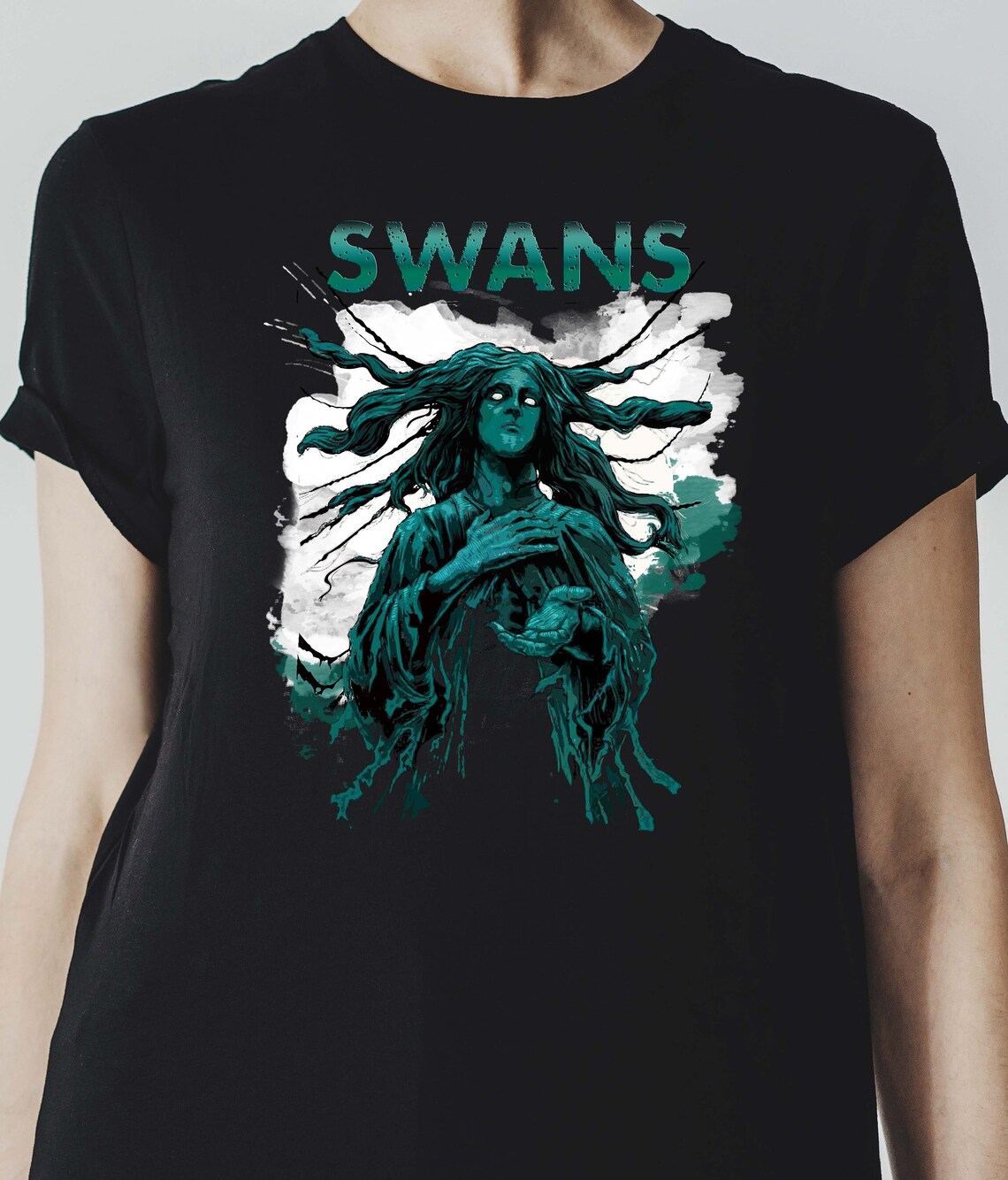 SWANS T-shirt, Band Shirt, Industrial, Swans NYC, Michael Gira Graphic ...
