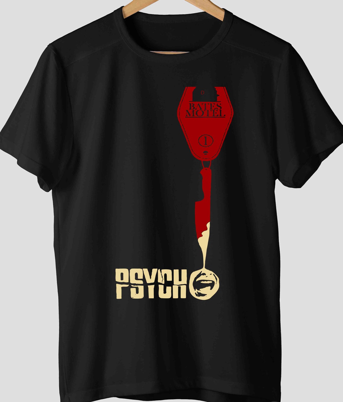 PSYCHO Unisex Tshirt Alfred Hitchcock's Thriller Themed Shirt - Etsy