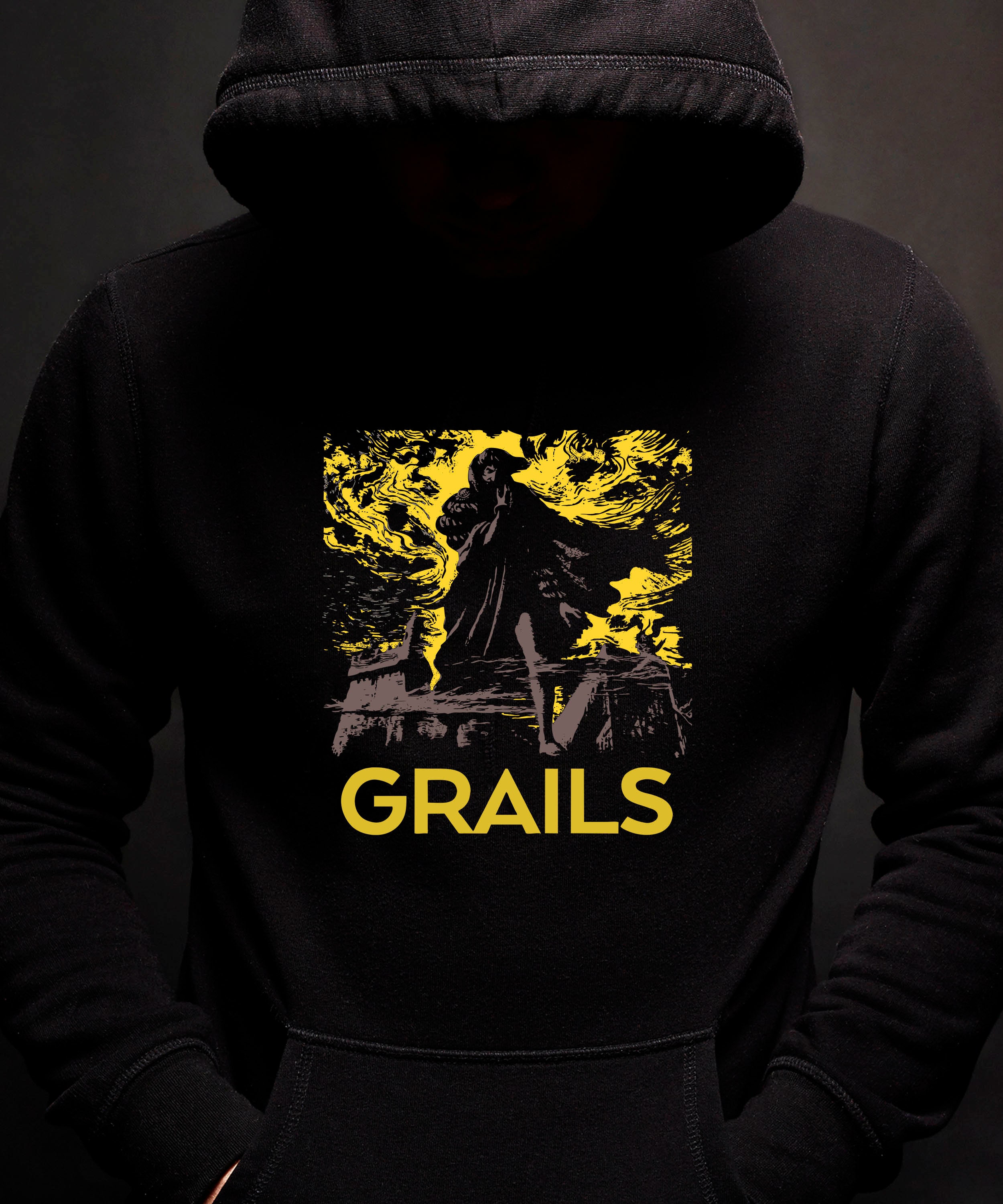 Band Hoodie GRAILS Unisex Dark Experimental Instumental, Gothic ...