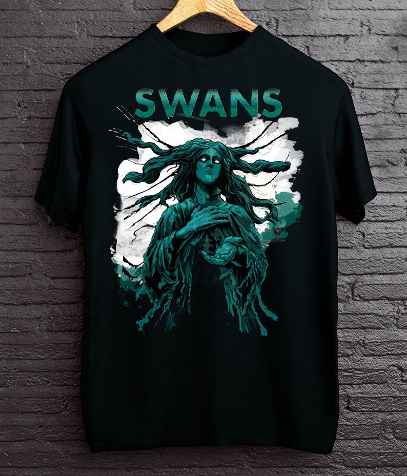 SWANS T-shirt, Band Shirt, Industrial, Swans NYC, Michael Gira Graphic ...