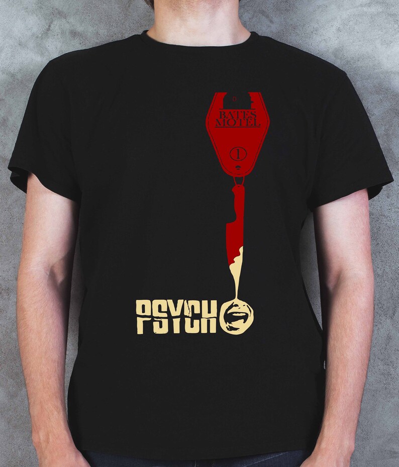 PSYCHO Unisex Tshirt Alfred Hitchcock's Thriller Themed Shirt - Etsy