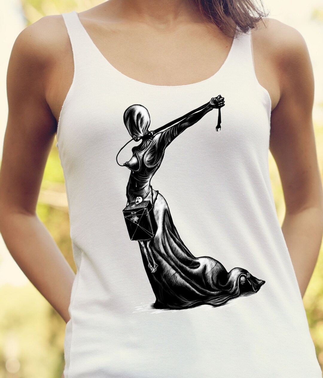 Cyber Mother Women Tank Top Cyberpunk Steampunk Cyborg Rock Dark Tee - Etsy