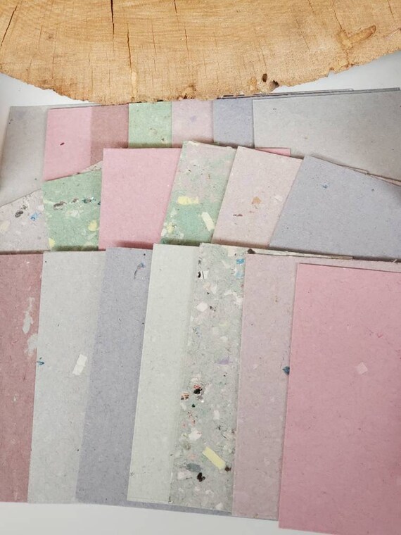 Stationery Note Cards 15 5x4 Handmade Paper note cards recycled paper ...
