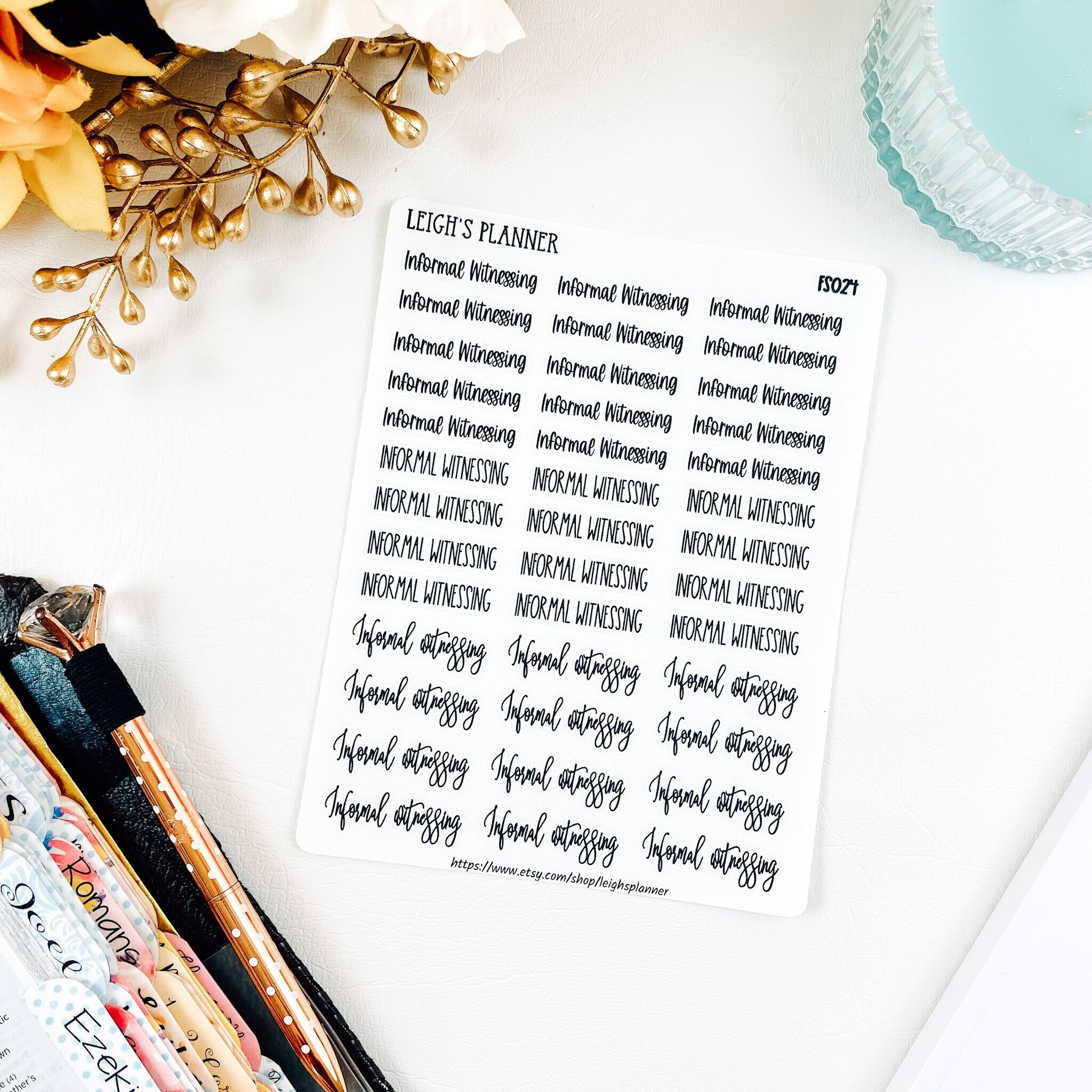 Informal Witnessing Script Stickers for Functional Faith - Etsy