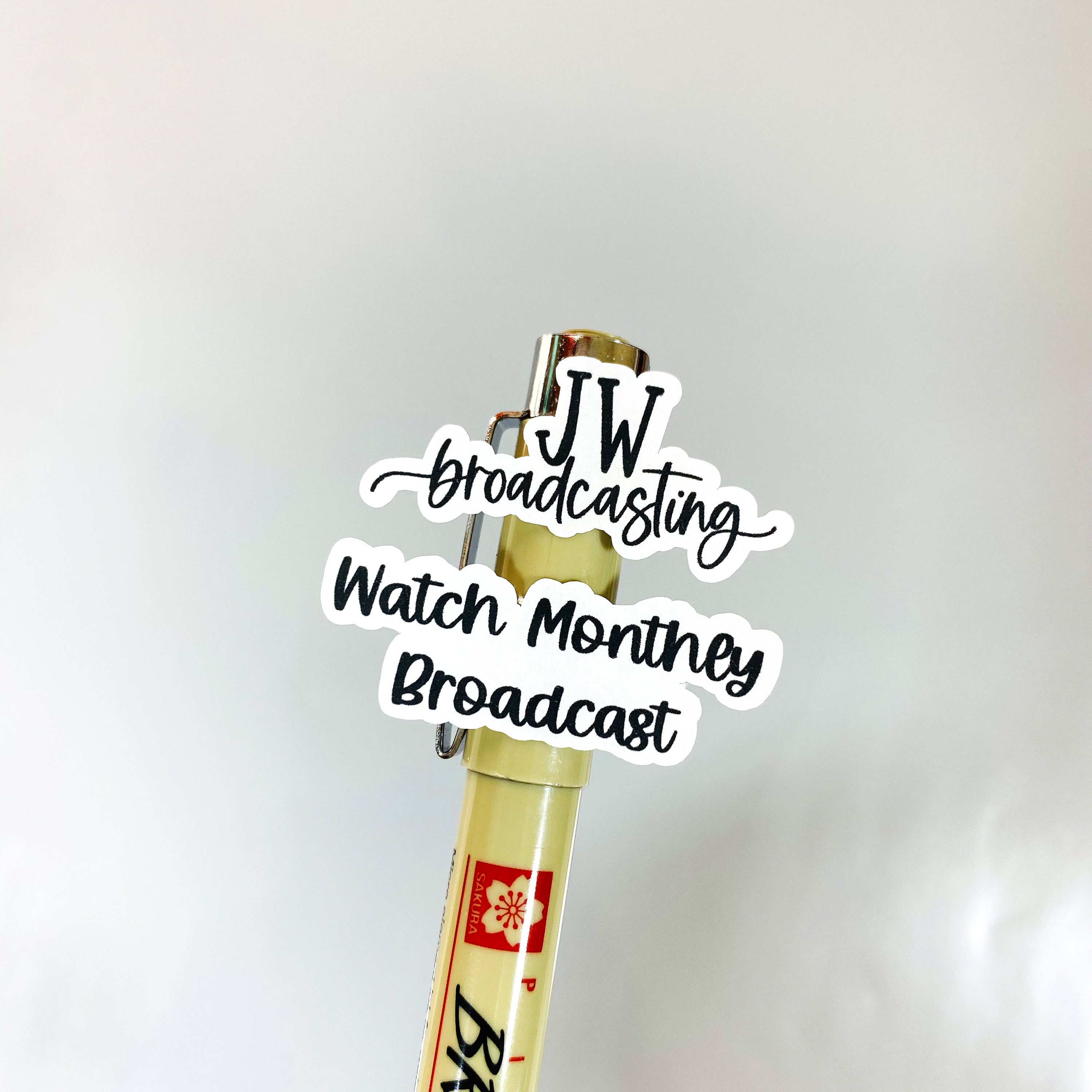 JW Broadcasting Script and Icon Stickers for Functional Faith Planning ...