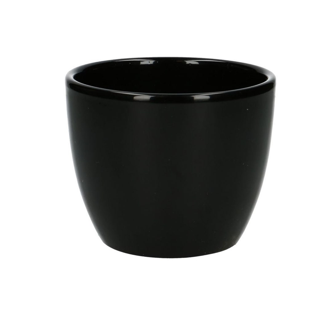 Black Ceramic Pot - Etsy