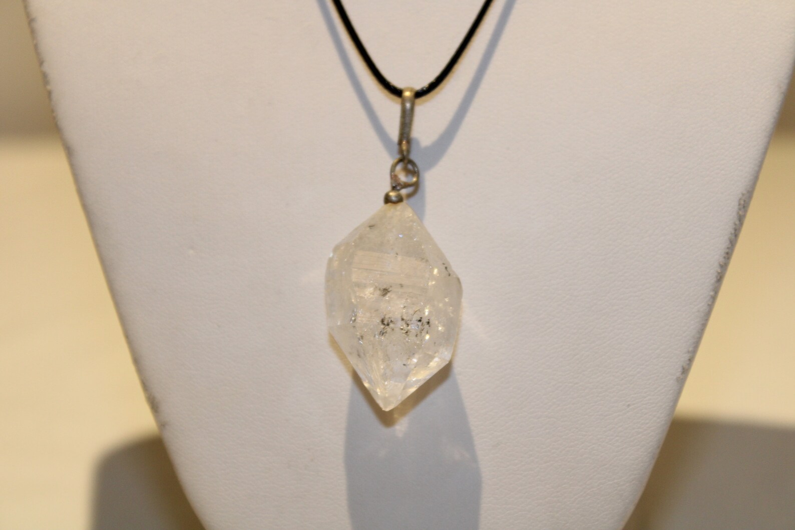 Diamond Quartz Handmade Pendent Necklace-raw Quartz - Etsy