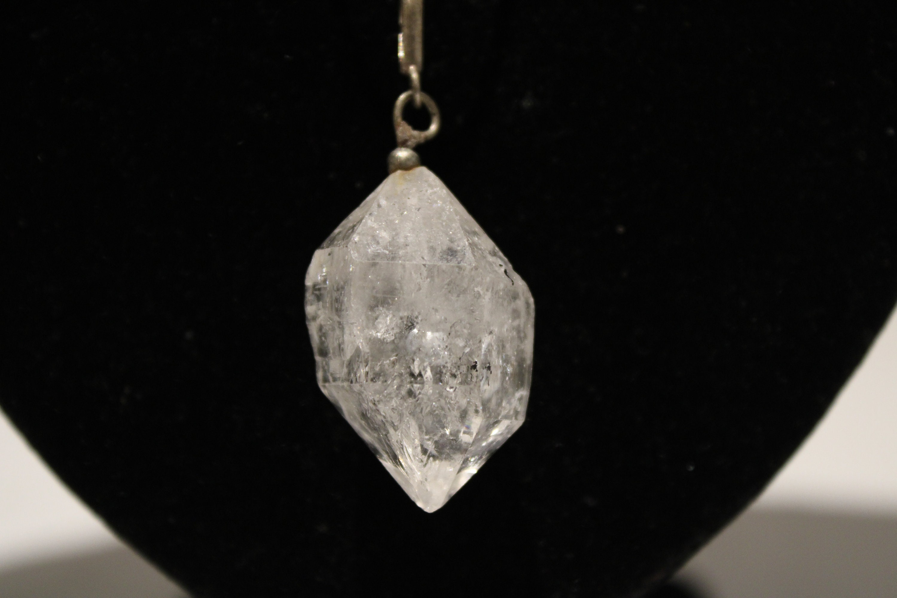 Diamond Quartz Handmade Pendent Necklace-raw Quartz - Etsy