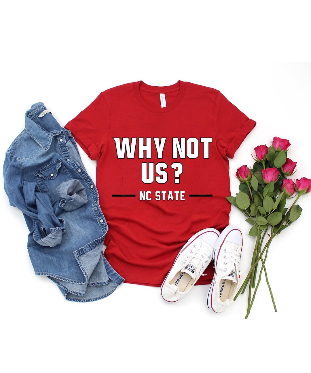 2024 Basketball Shirt, Why Not Us NC State Shirt, Shirt for Pack Fans ...