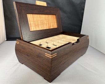Jewelry Box Wenge and Western Curly Maple - Etsy