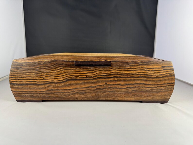 Handmade Valet Box, Figured Bocote and Spalted Maple With Wenge Accents ...