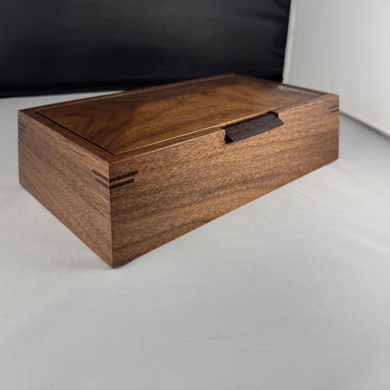 Walnut Valet Box - Etsy