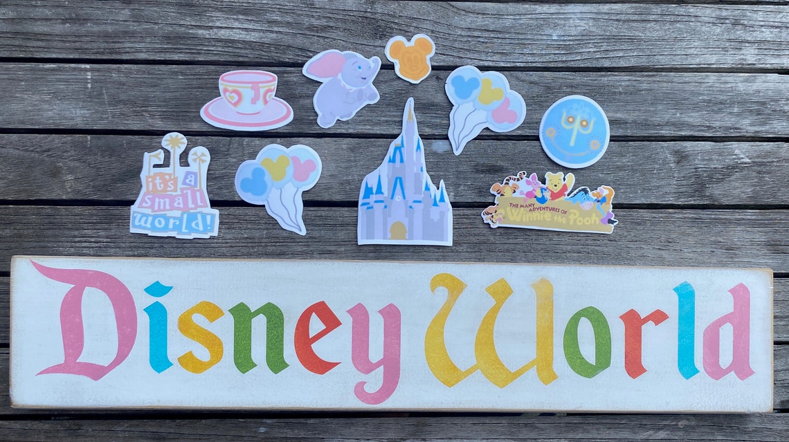 Fantasyland Sticker Pack 10 Disney-Disney | Etsy