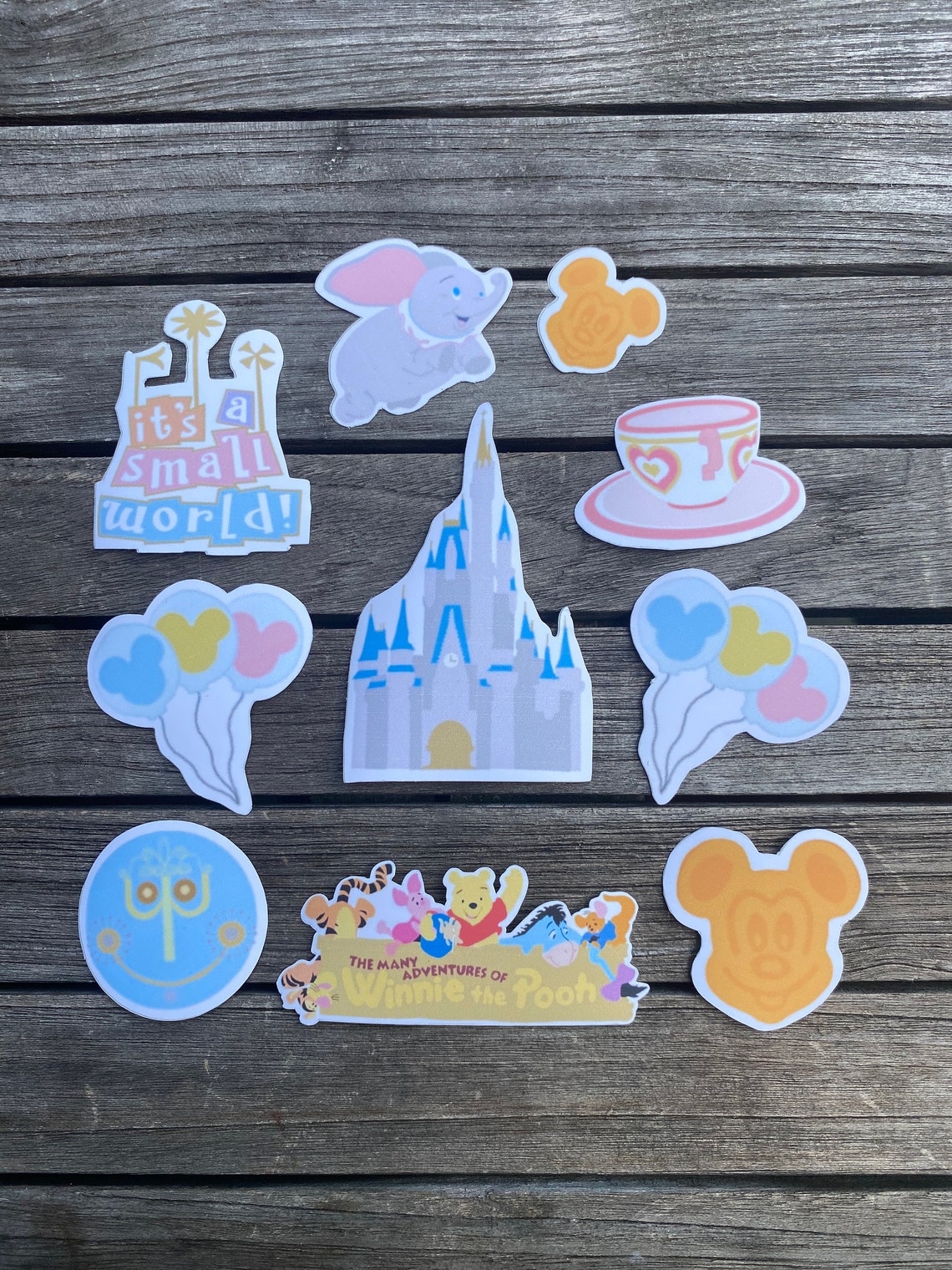 Fantasyland Sticker Pack 10 Disney-Disney | Etsy