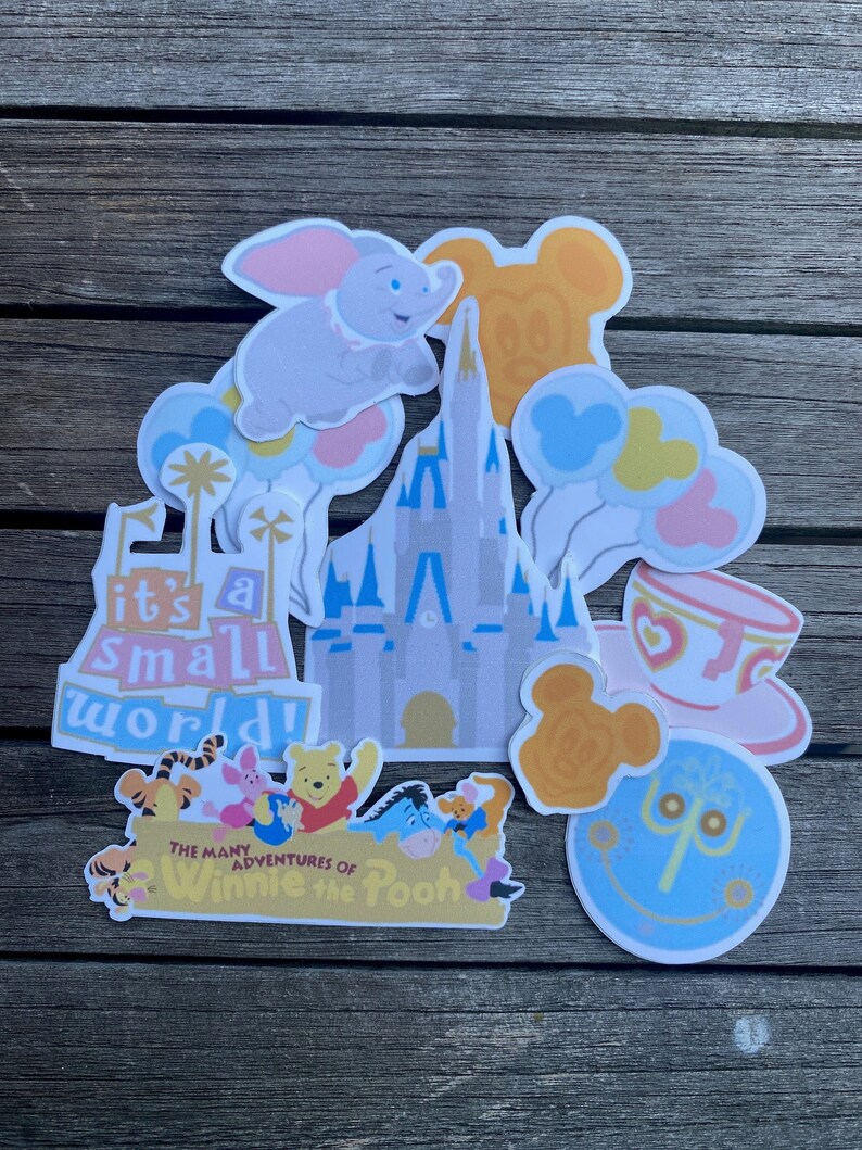 Fantasyland Sticker Pack 10 Disney-Disney | Etsy