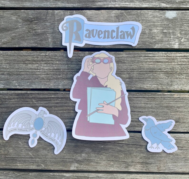 Ravenclaw Sticker Pack 4 harry Potter-aesthetic-matte - Etsy