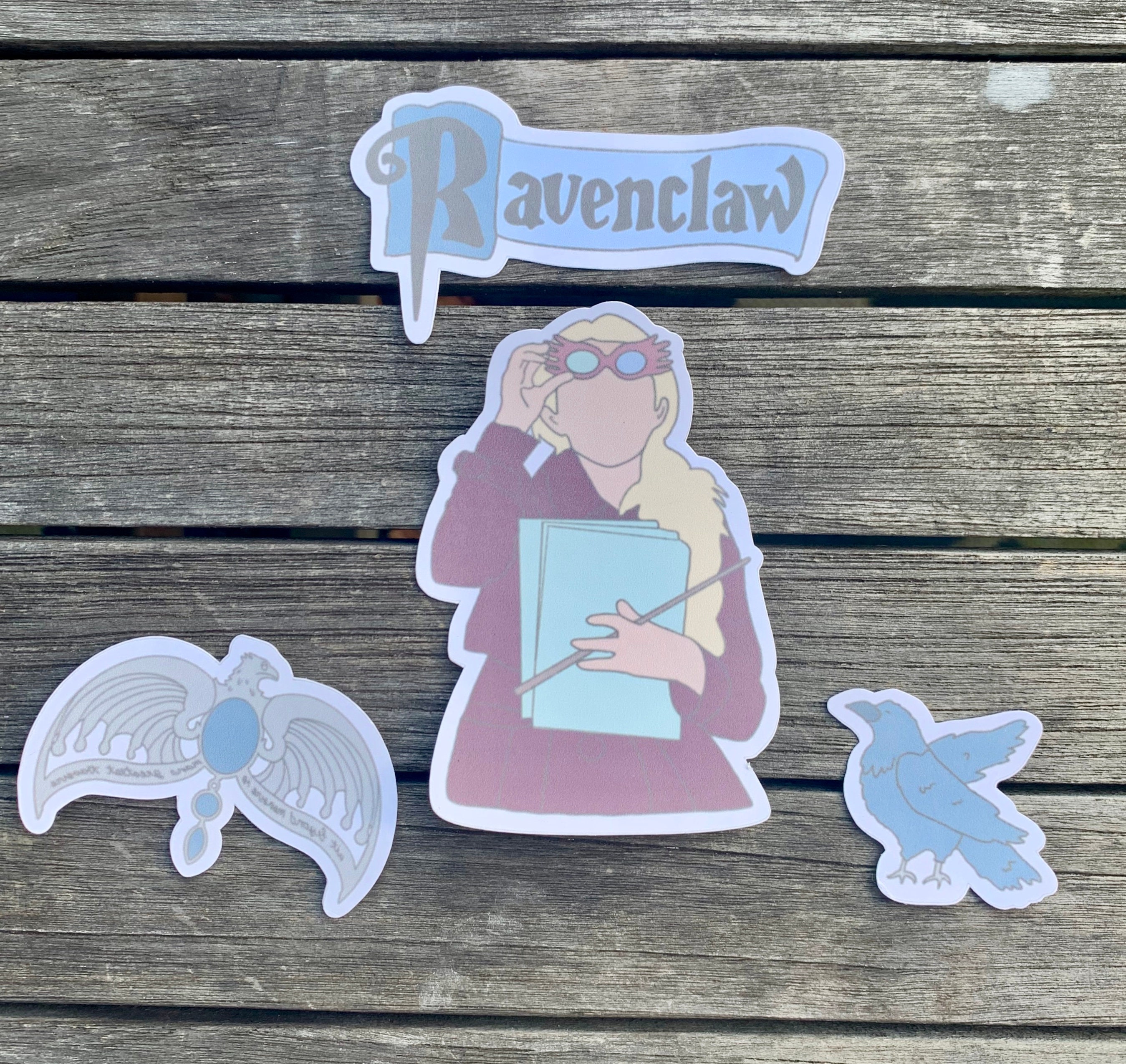 Ravenclaw Sticker Pack 4 harry Potter-aesthetic-matte - Etsy
