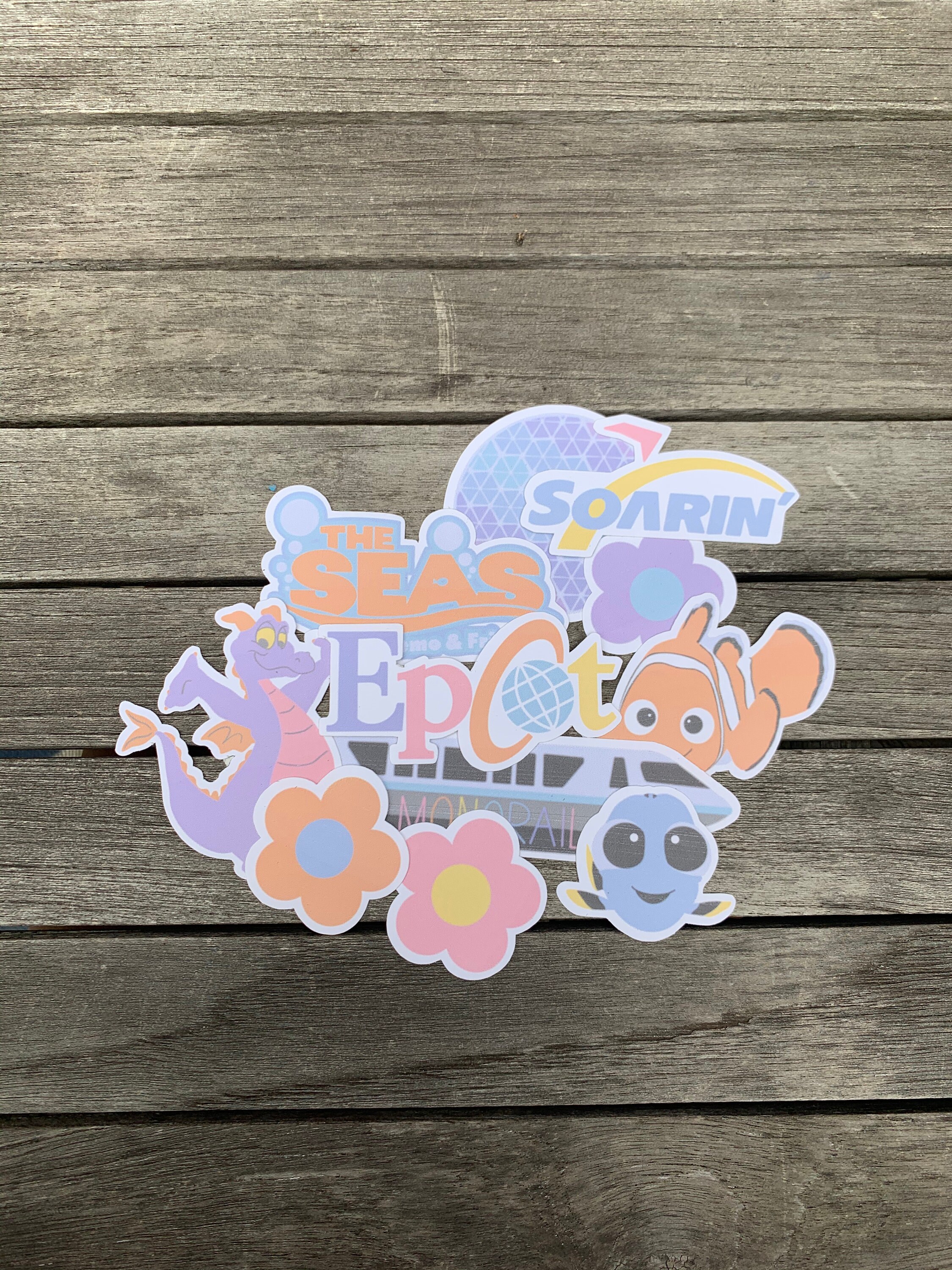 Epcot Sticker Pack 11 Disney-disneyland-disney - Etsy