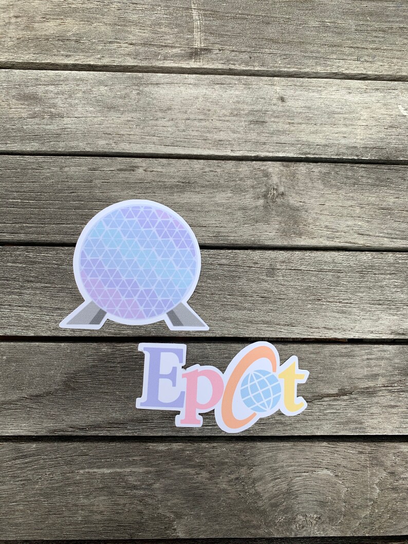 Epcot Sticker Pack 11 Disney-disneyland-disney - Etsy