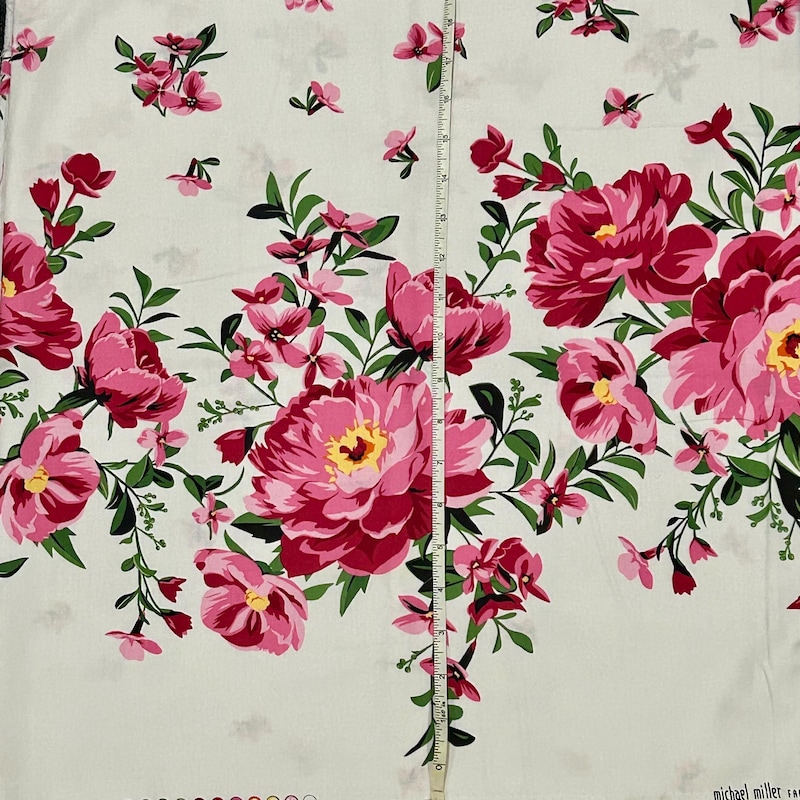 Border Print Fabric - Etsy