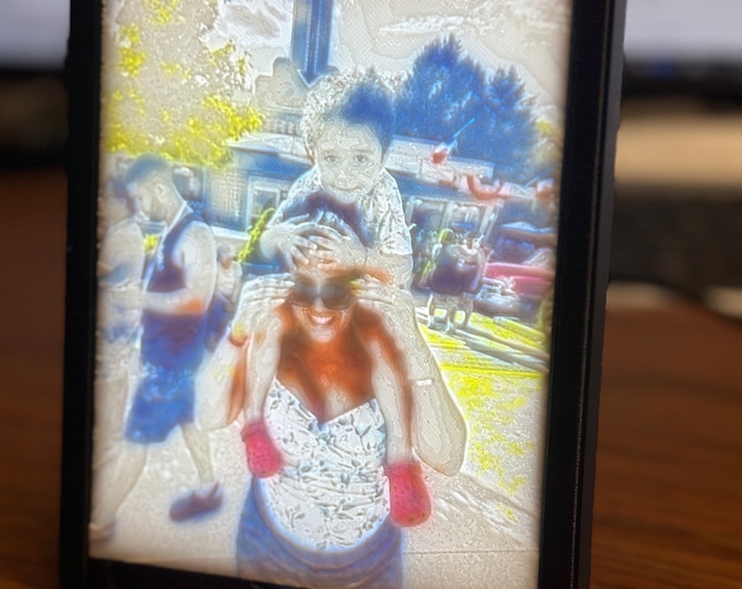 Square Color Lithophane Box - Etsy