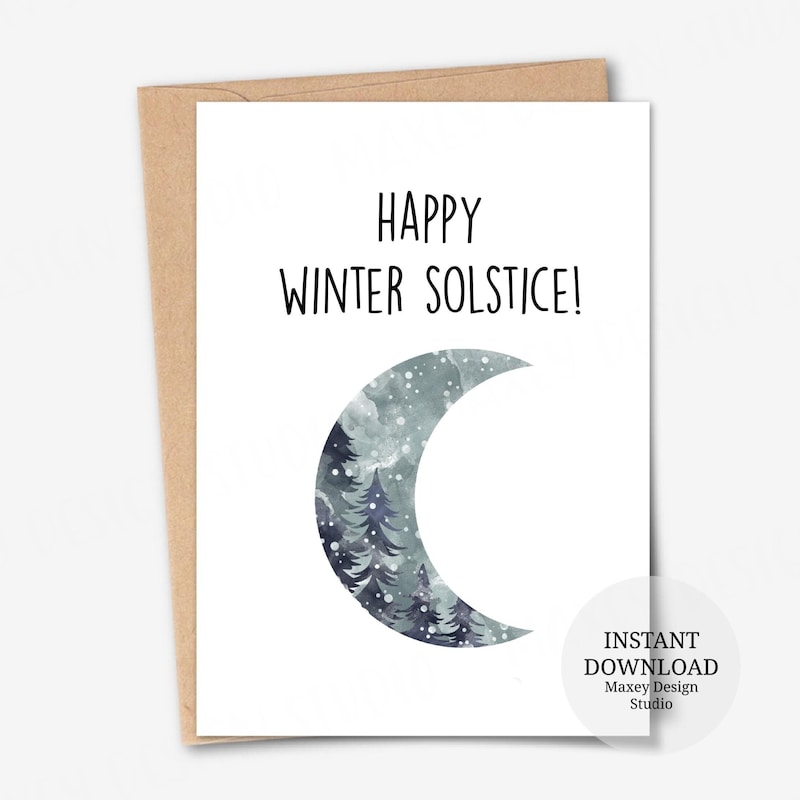 Winter Solstice Cards - Etsy