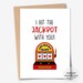 Printable Card I Hit the Jackpot With You Card - Etsy