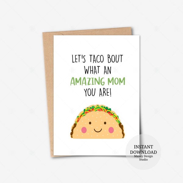 Pun Mom Card - Etsy