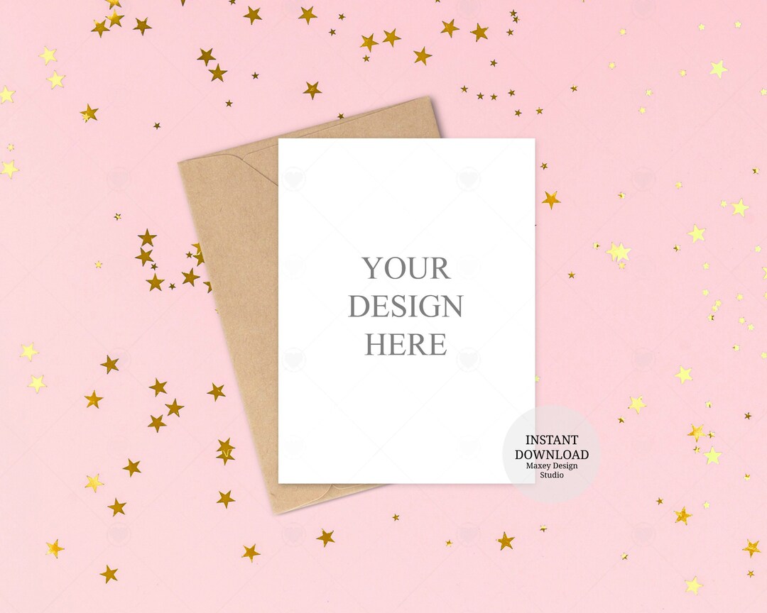 Mockup Birthday Cards, Birthday Card Mockups, Baby Shower Card Mockup ...