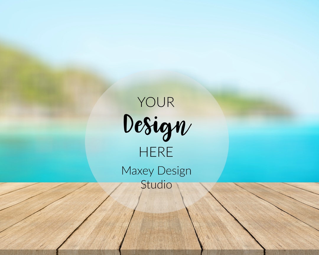 Beach Background Mockup, Background Mockups, Beach Mockup, Digital ...