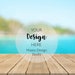Beach Background Mockup, Background Mockups, Beach Mockup, Digital ...