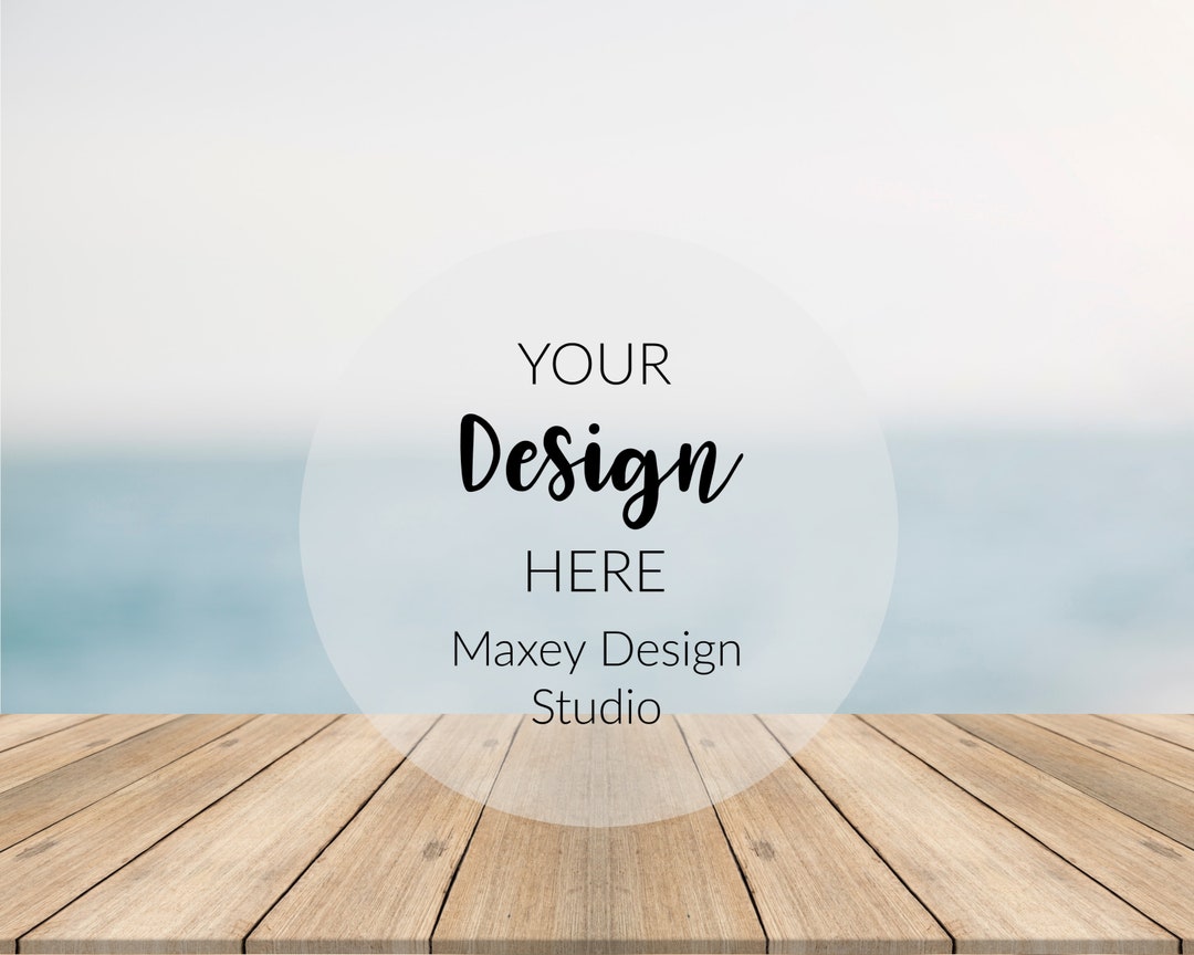 Beach Background Mockup, Background Mockups, Beach Mockup, Digital ...