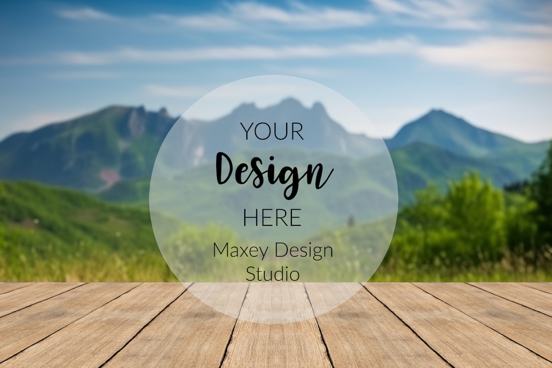 Background Mockups, Background Mock Up, Digital Mountain Background ...