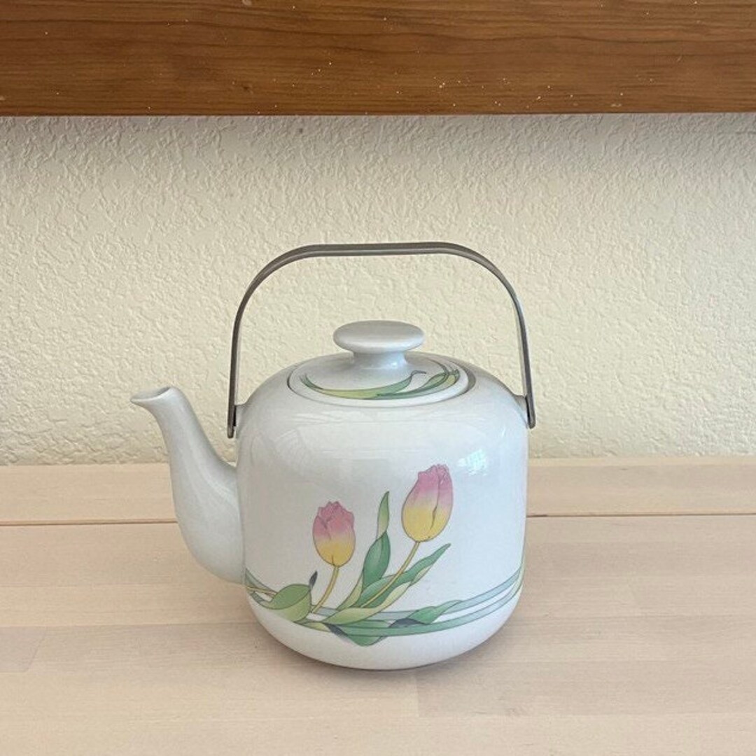 Vintage Toscany Collection Teapot Springtime Tulip 1 Liter - Etsy