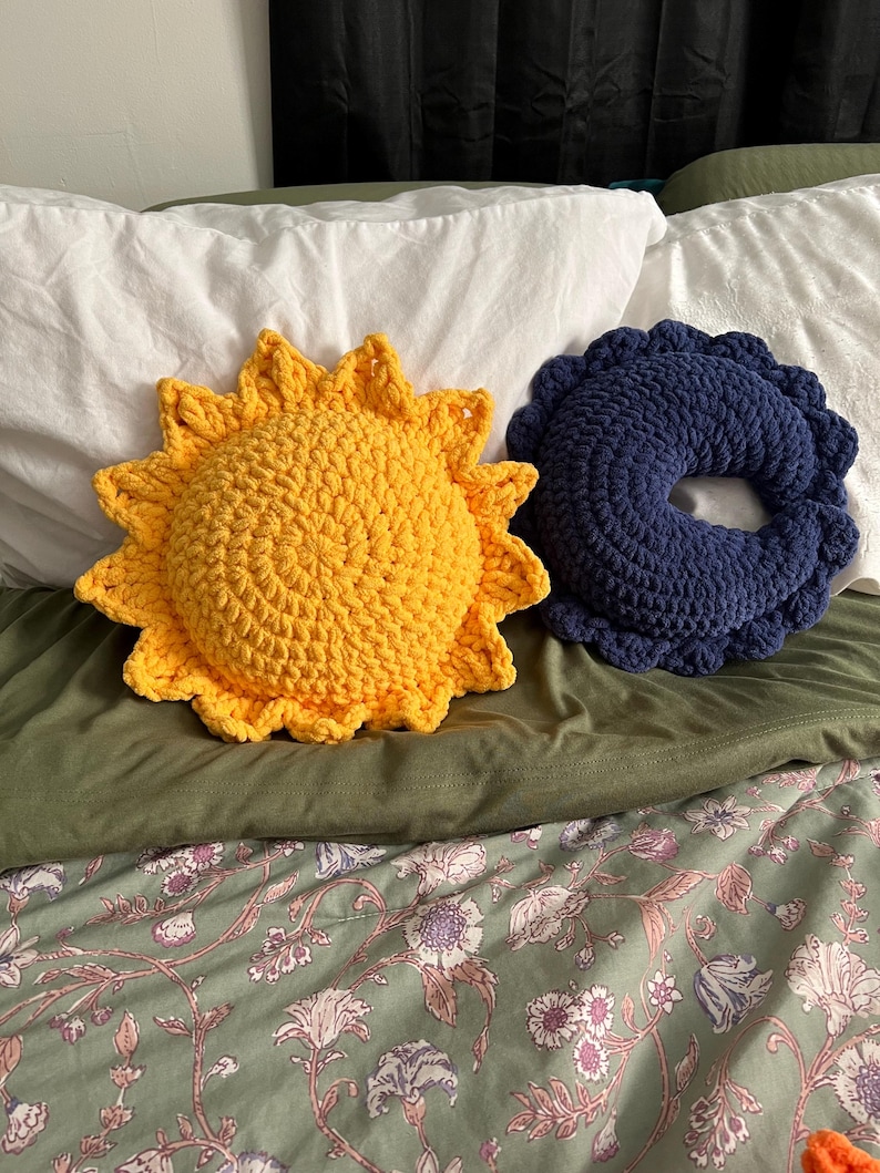 CROCHET PATTERN - Sunshine Pillow Crochet Pattern, PDF Instant Download ...