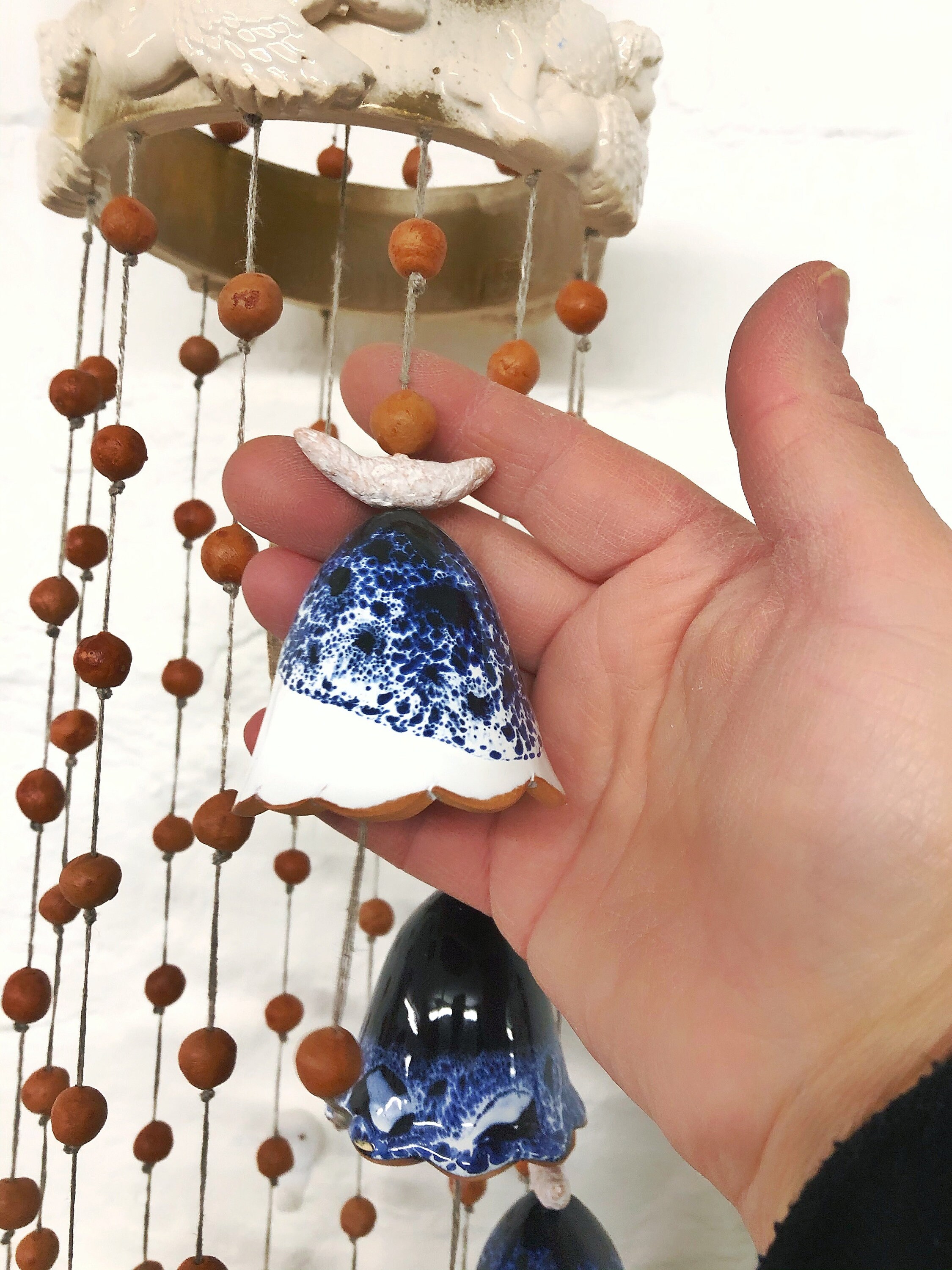 Blue Angel Michael, Windchime,birthday Gift,wedding Gift,christening ...