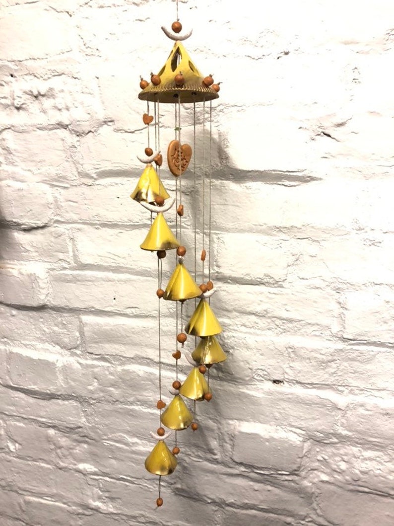 Ceramic wind chime Angel bell Home warming gift Personalised | Etsy
