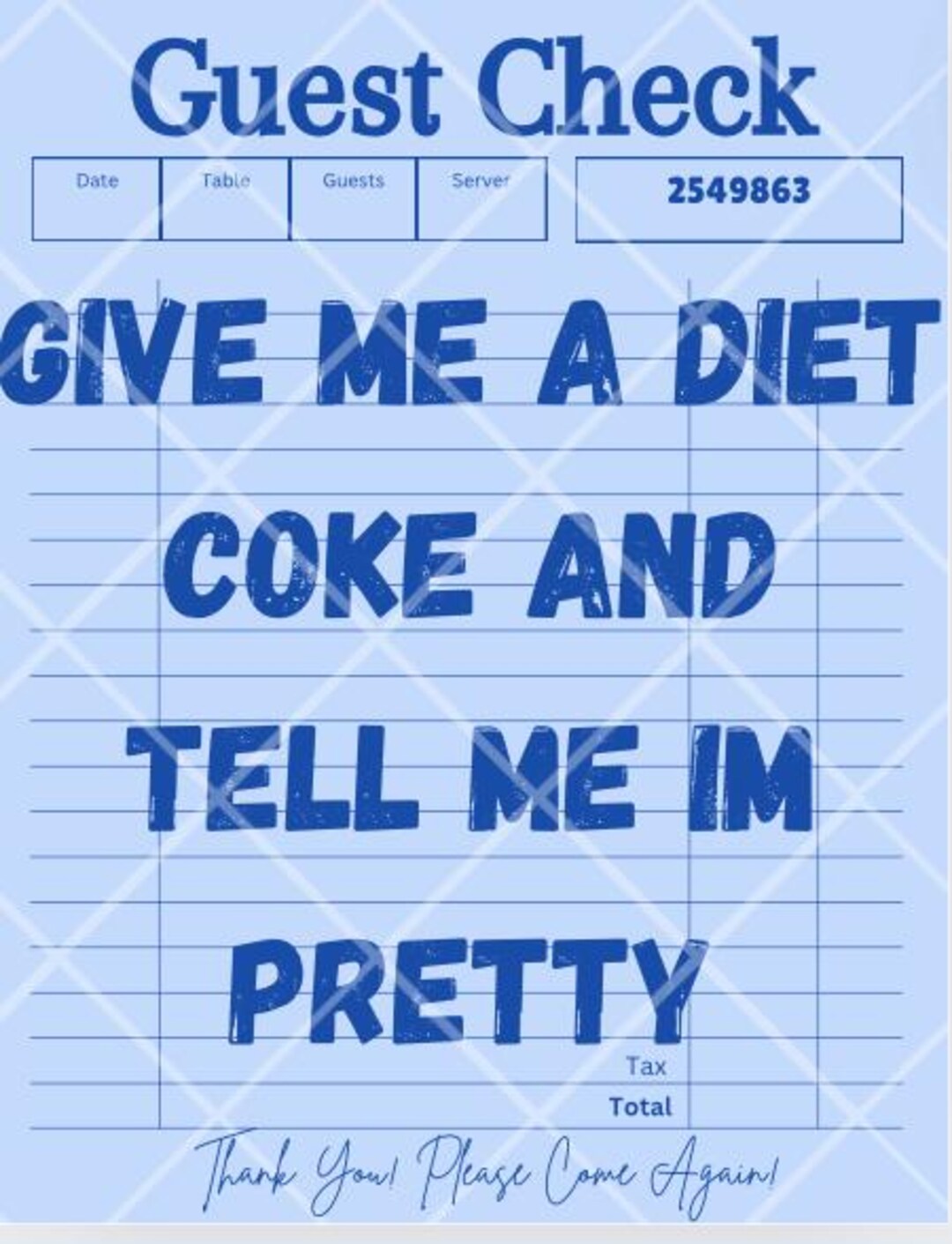 Pack of Blue Guest Check Wall Art - Etsy