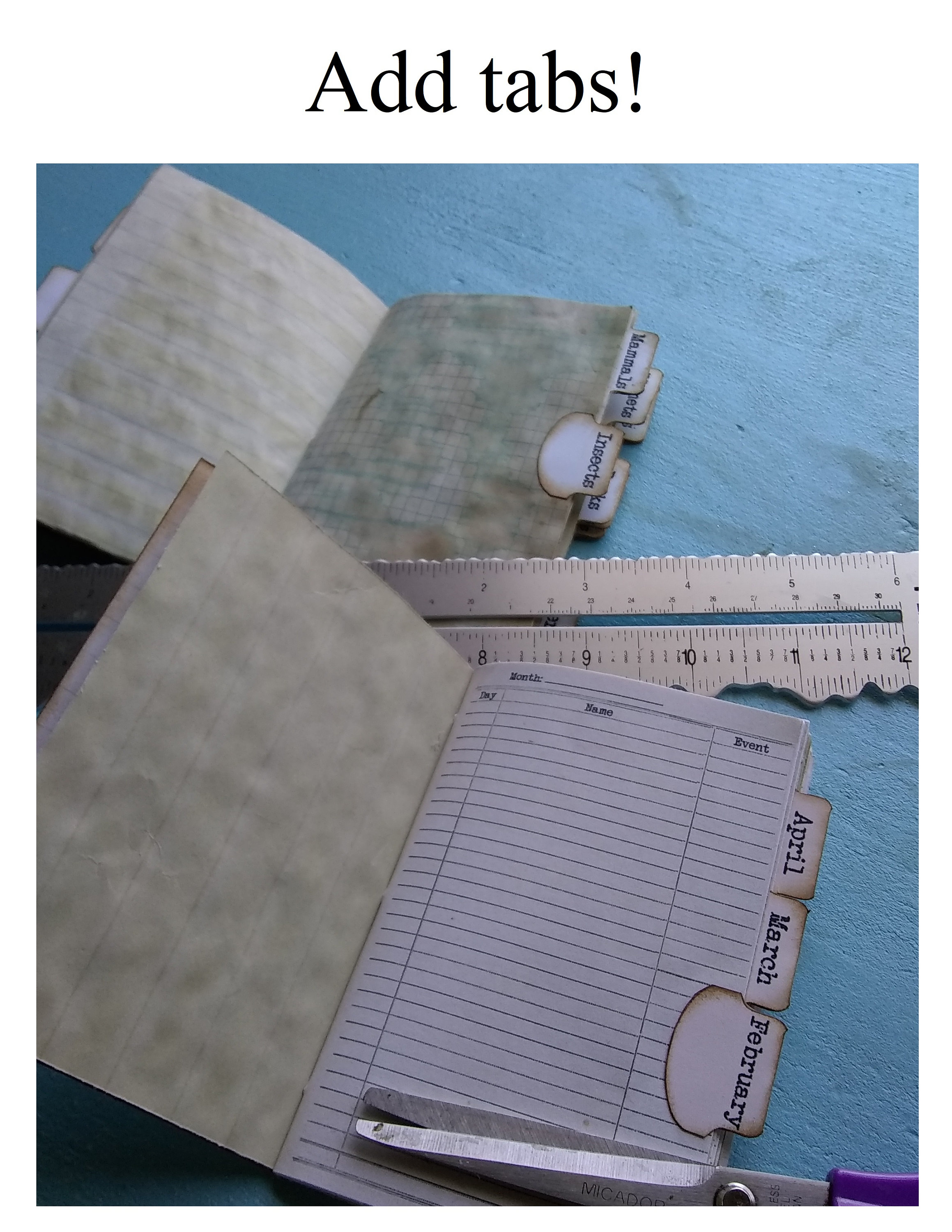 Mini Junk Journal Field Notes Book & Date Book - Etsy