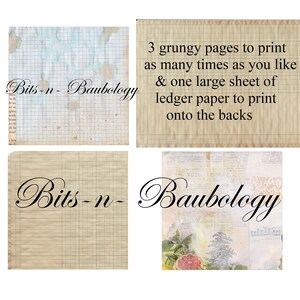 File Folder/ledger Junk Journal Kit - Etsy