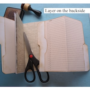 File Folder/ledger Junk Journal Kit - Etsy