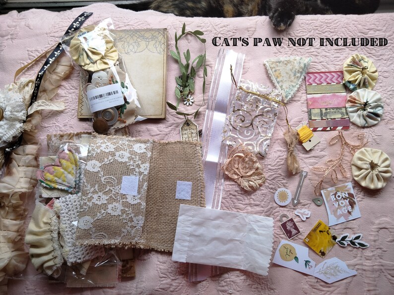 French Vanilla Ephemera Kit - Etsy