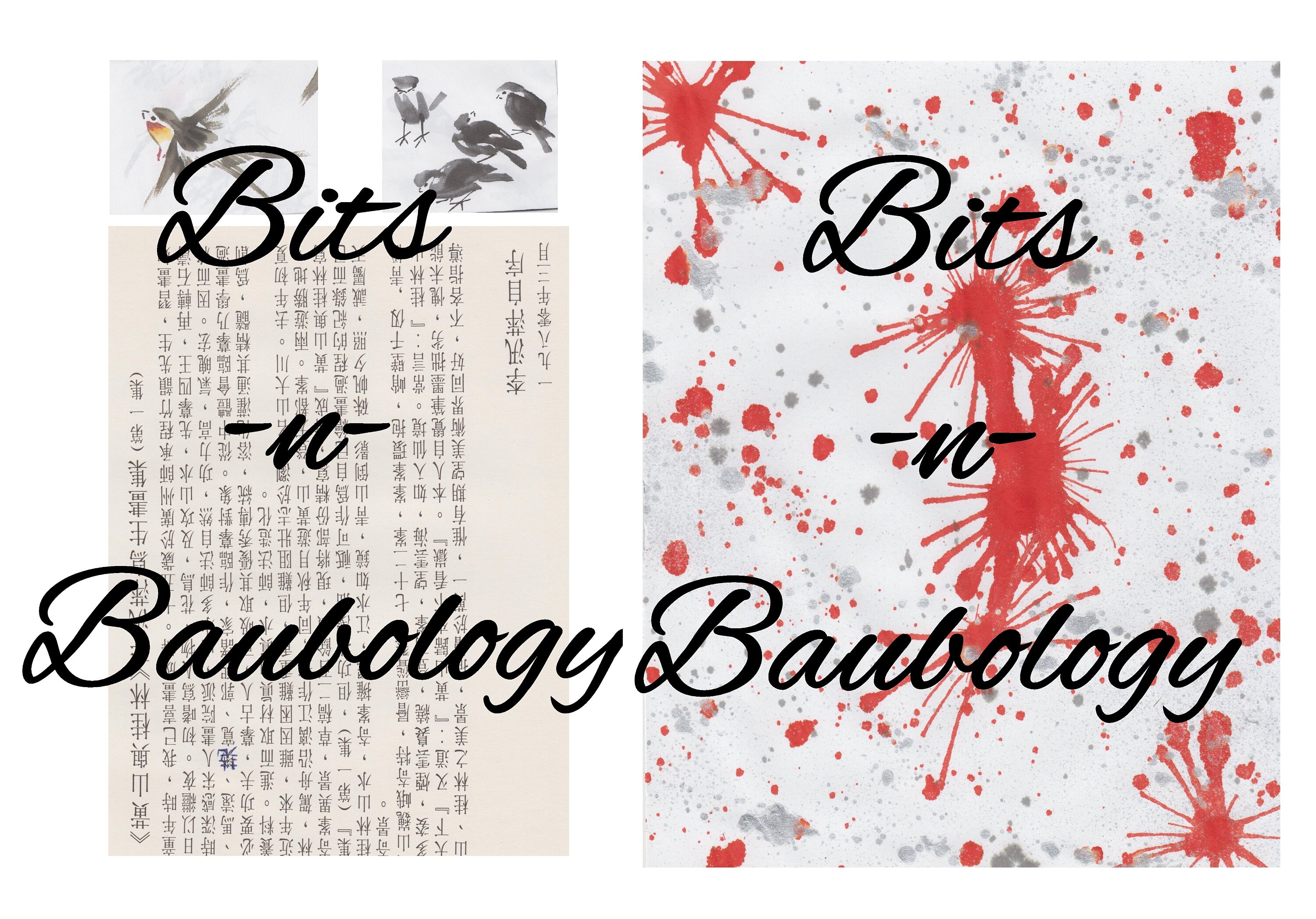 Chinese Papers Collage Kit - Etsy